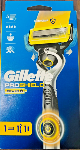 Gillette ProShield Power Razor For Men, 1 Gillette Razor, Battery New ...