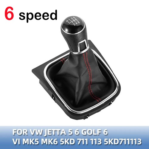6 Speed Shift Knob Car Gear Shifter Knob Stick Head Lever for VW Jetta ...