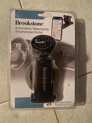 Brookstone Automotive Telescoping Smartphone With Magnetic Holder New ...