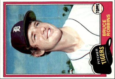 1981 Topps Bruce Robbins Detroit Tigers #79 | eBay
