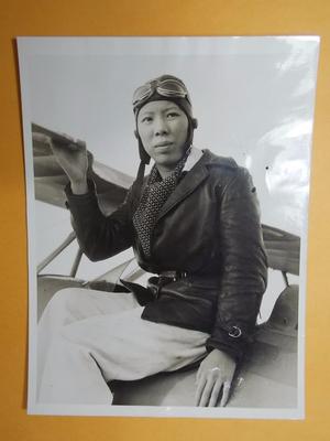 US 1932 China "Miss Lindbergh-Leah Hing" Real Photo Flying Tiger Member ...