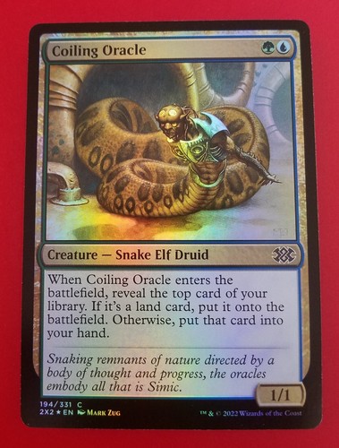 1x Coiling Oracle | FOIL | Double Masters 2022 | MTG Magic Cards | eBay