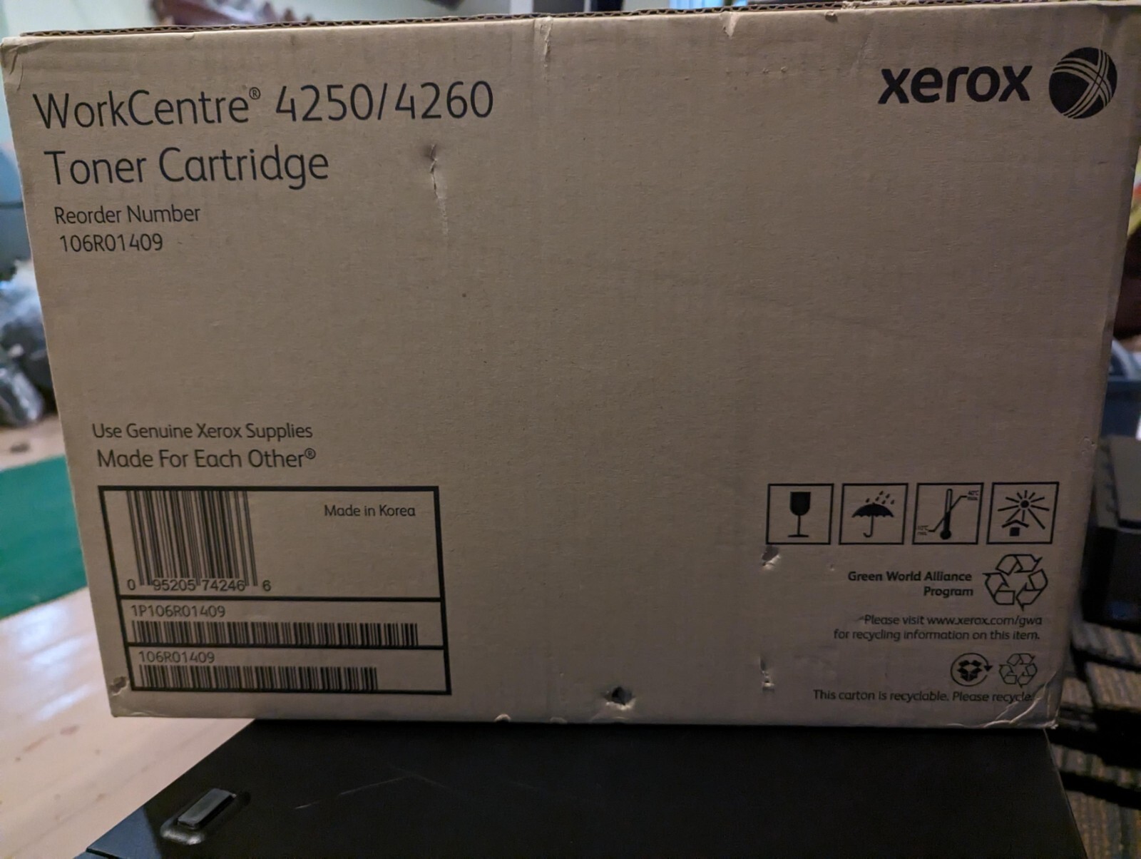 Xerox (106R01409) Black Toner Cartridge Work Centre for sale online | eBay