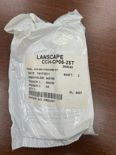 Bran new in package. Corning Landscape CCH-CP06-25T Panel, W/6 MM ...