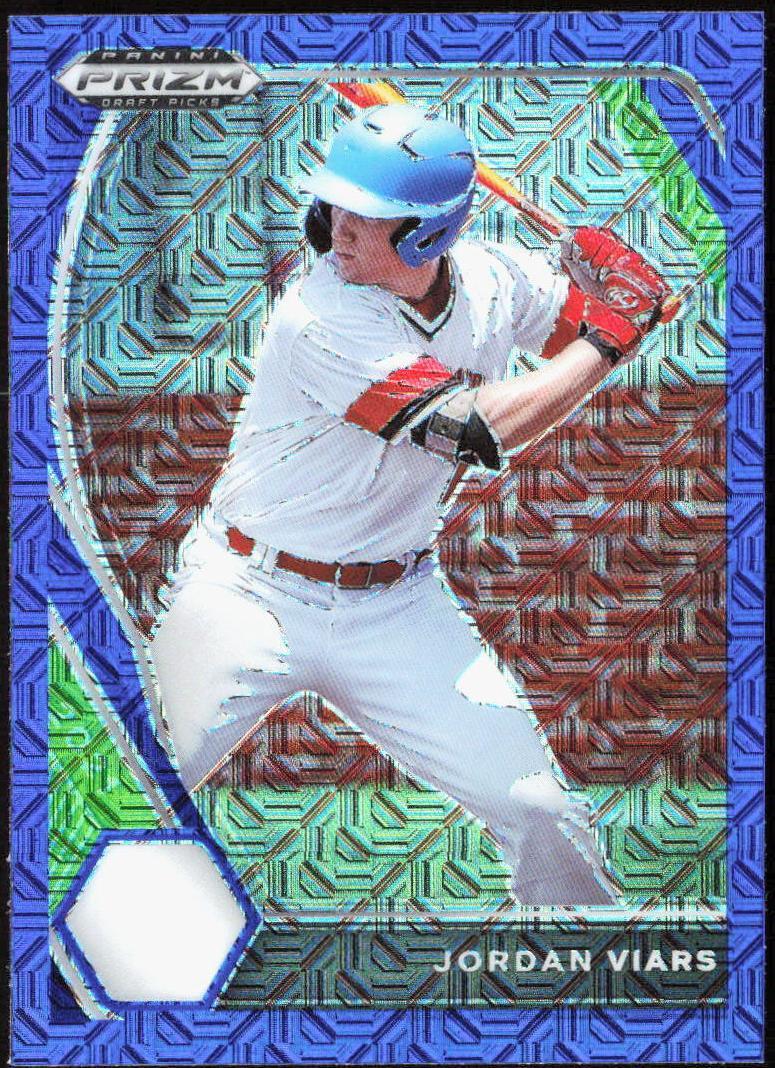 2021 Panini Prizm Draft Picks - Jordan Viars #PDP84 Blue Mojo Prizm (RC ...