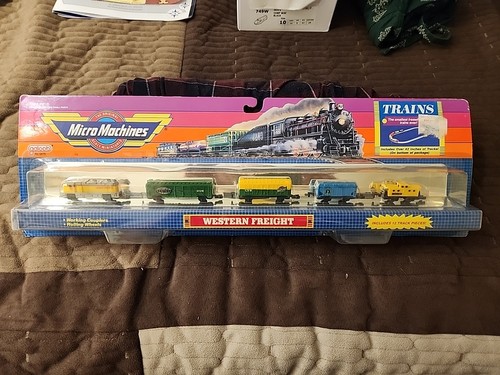 Micro Machines Trains Series Western Freight Set Galoob 1989 | eBay
