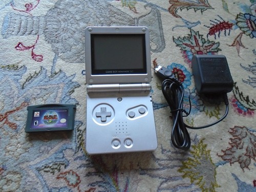 GBA SP console AGS-001, charger, nintendo game boy advance, backwards ...