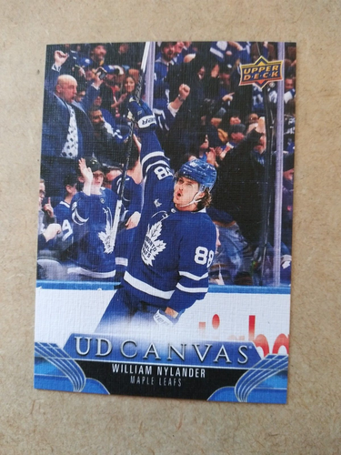 2023-24 Upper Deck Hockey Series 1 UD Canvas #C76 William Nylander Maple Leafs | eBay