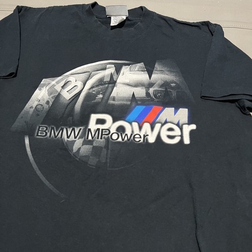 VTG BMW M Power M3 M4 M5 M6 Original Shirt Moto Drift Race Black USA T ...