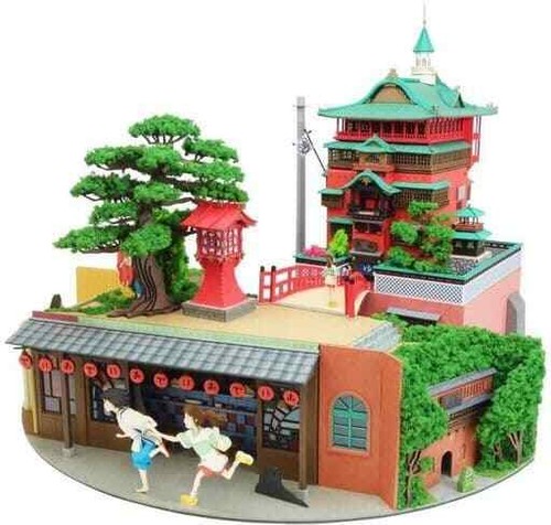 Studio Ghibli Plastic Model Spirited Away Diorama Miniatuart Kit 23 cm ...