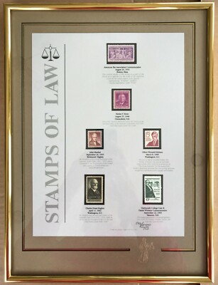 Stamps of Law framed for display collectors edition #542/10,000 | eBay