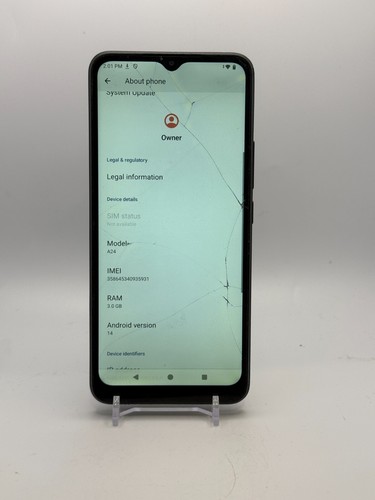Vortex A24 - Black - 32GB - (Stand-Up) - Smartphone - READ DESCRIPTION ...