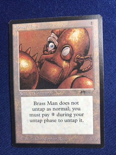 MTG Arabian Nights Brass Man U3 M/NM Original1993 Release | eBay Australia