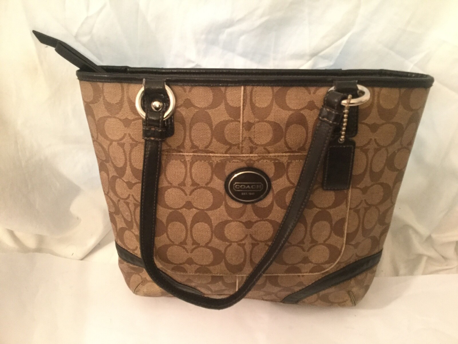 Authentic Coach 18917 Peyton Signature Logo Heritage … - Gem