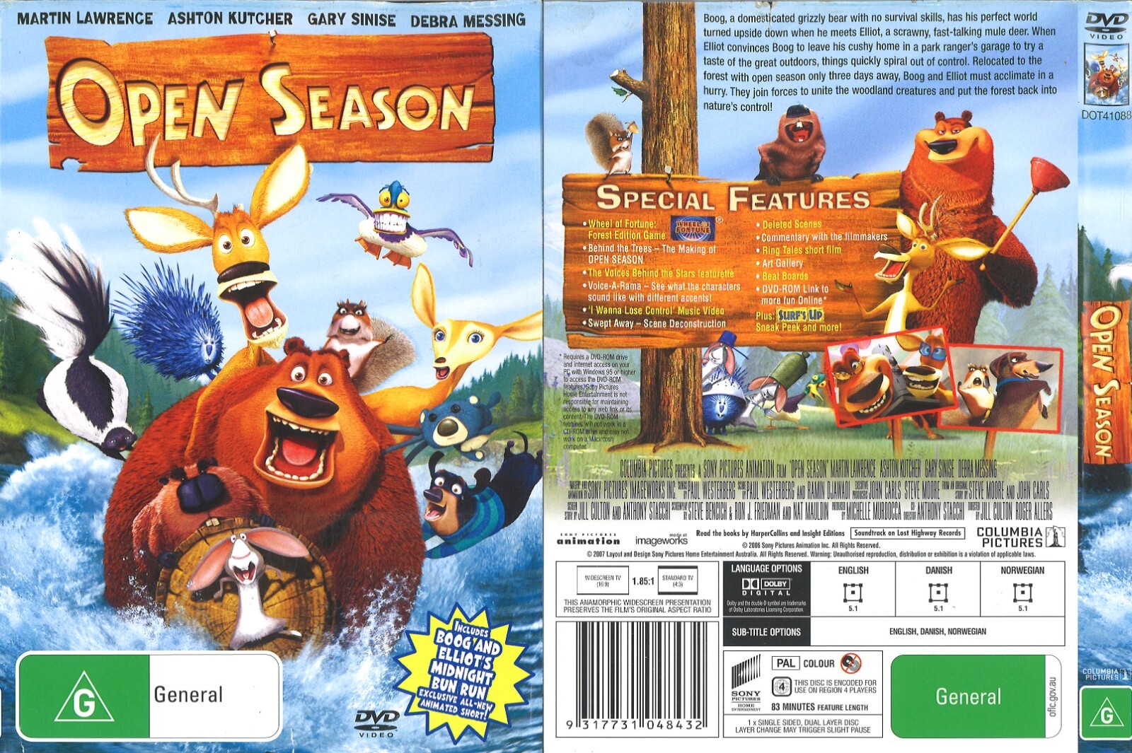 Open Season (DVD, 2006) for sale online | eBay