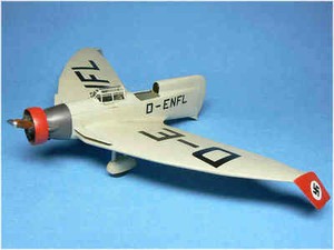 Lippisch Delta IV DFS-39 Experimental Airplane Model Replica Large Free ...