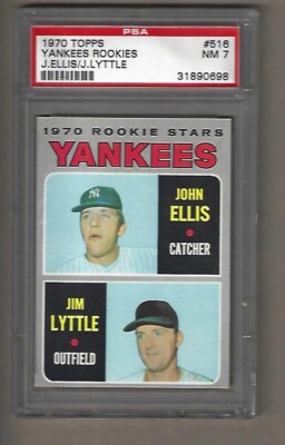 1970 TOPPS YANKEES ROOKIE STARSS # 516 PSA 7 | eBay
