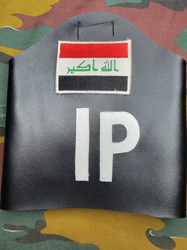 Iraqi Police Black Brassard shoulder insignia IP flag patch | eBay
