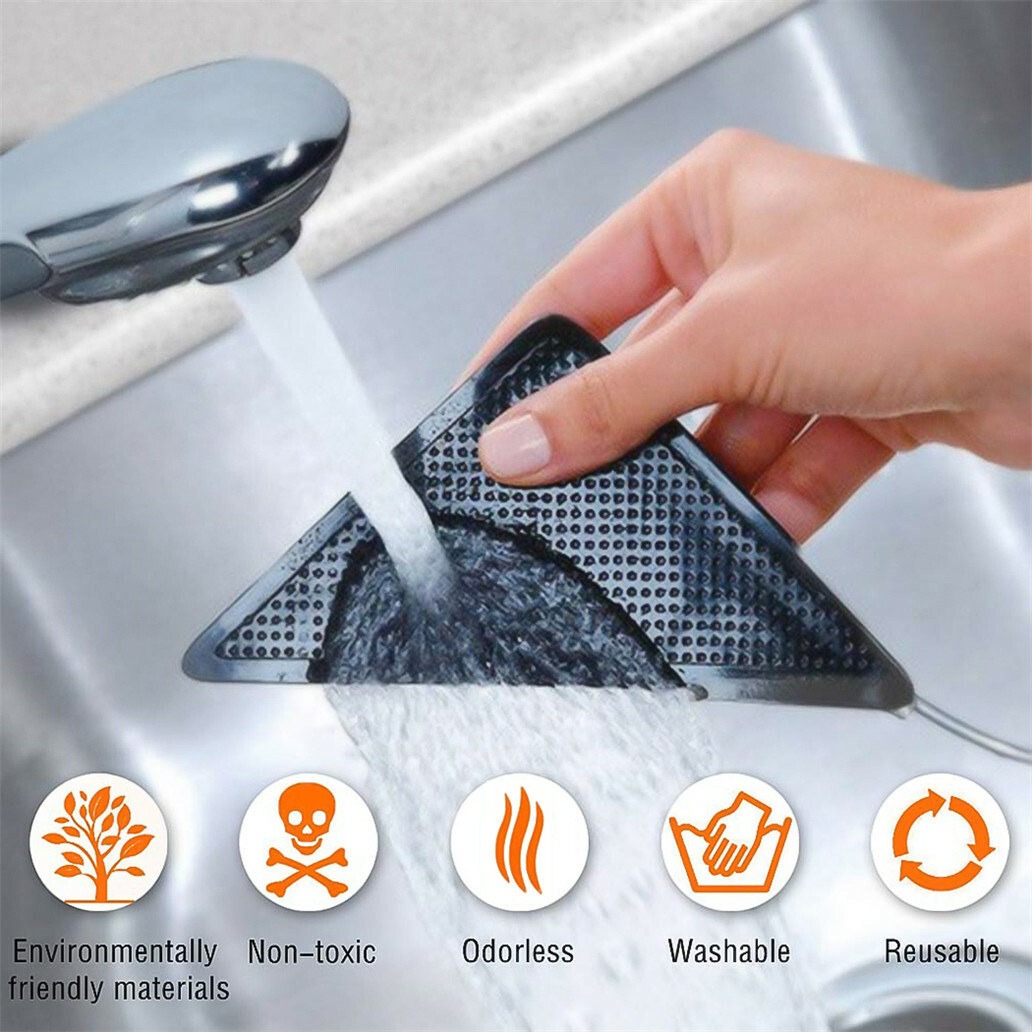 4/8 Anti-Slip Carpet Grippers Mat Stickers Safety Rug Pad for Kitchen ...