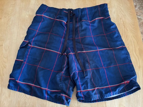 OP Ocean Pacific MENS L 36-38 Cargo Swim Trunks Mesh Lined Board Shorts ...