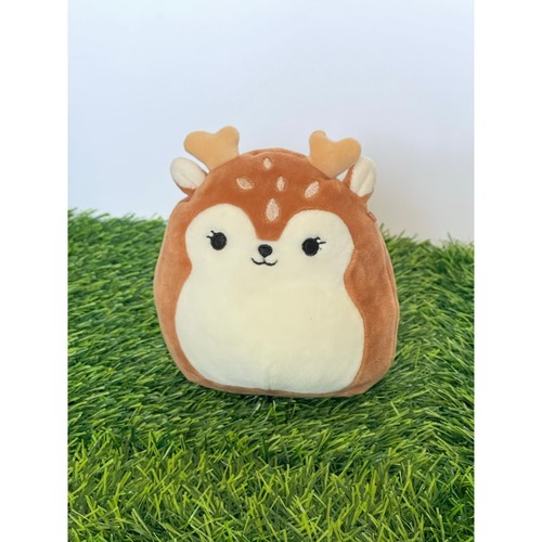Squishmallows Dawn The Fawn Plush Toy Brown Deer Antlers | eBay