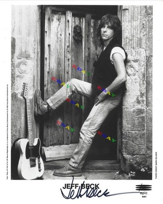 Jeff Beck Autographed Signed Photo Reprint | eBay