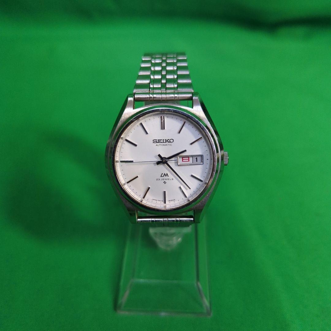 Seiko LM Deluxe Roadmatic Automatic Watch Silver Stai… - Gem