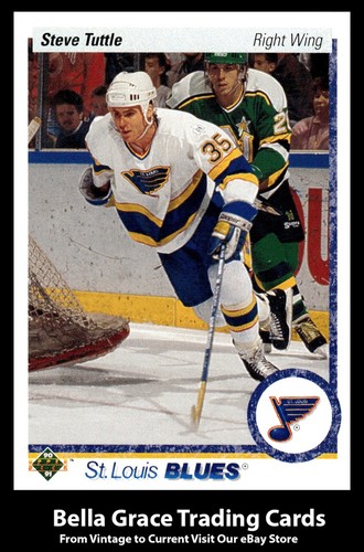 1990-91 Upper Deck Steve Tuttle #195 St. Louis Blues NHL Hockey | eBay