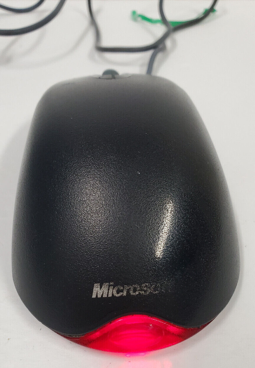 Microsoft Wheel Mouse Optical USB Ps2 Black 3 Button X802382 for sale ...