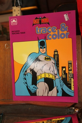 Vintage Unused 1989 Batman Trace and Color Book | eBay