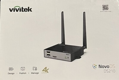 Vivitek NovoDS DS210 4K Digital Signage Player NEW | eBay