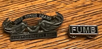 2 risqué Motorcycle Vest, Hat Pins / Buttons | eBay