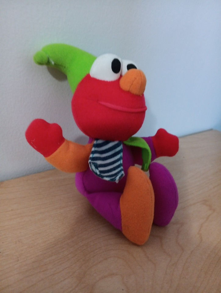 Vintage Elmo Jester Plush Stuffed Toy 7" Tyco 1996 Sesame Street | eBay