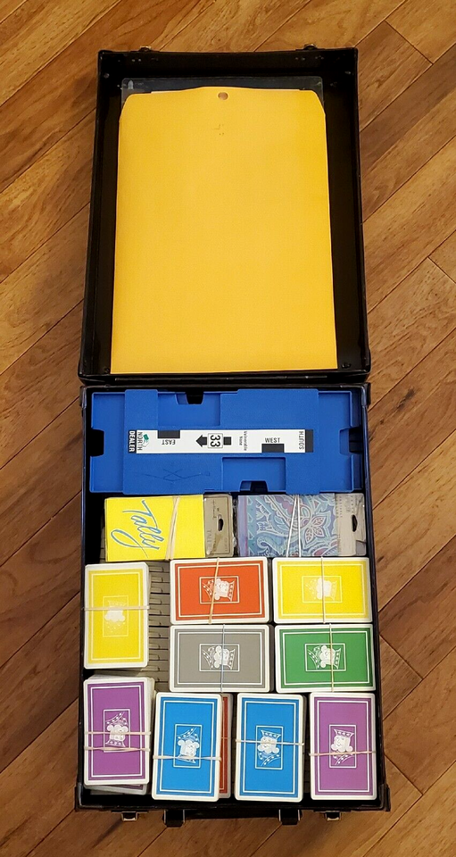 Huge Baron Barclay Bridge Set Lot w/ 42 Boards & 42 Card Decks Hard ...