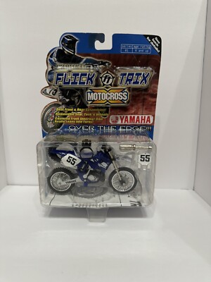 VTG 2000 Flick Trix Motocross Diecast #55 Yamaha Dirt Bike Sealed New ...
