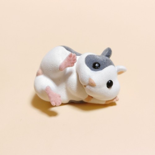 Miniature Animal CHUBBY HAMSTER SPOTTY 1.5" Mini Figure Dollhouse Pet ...