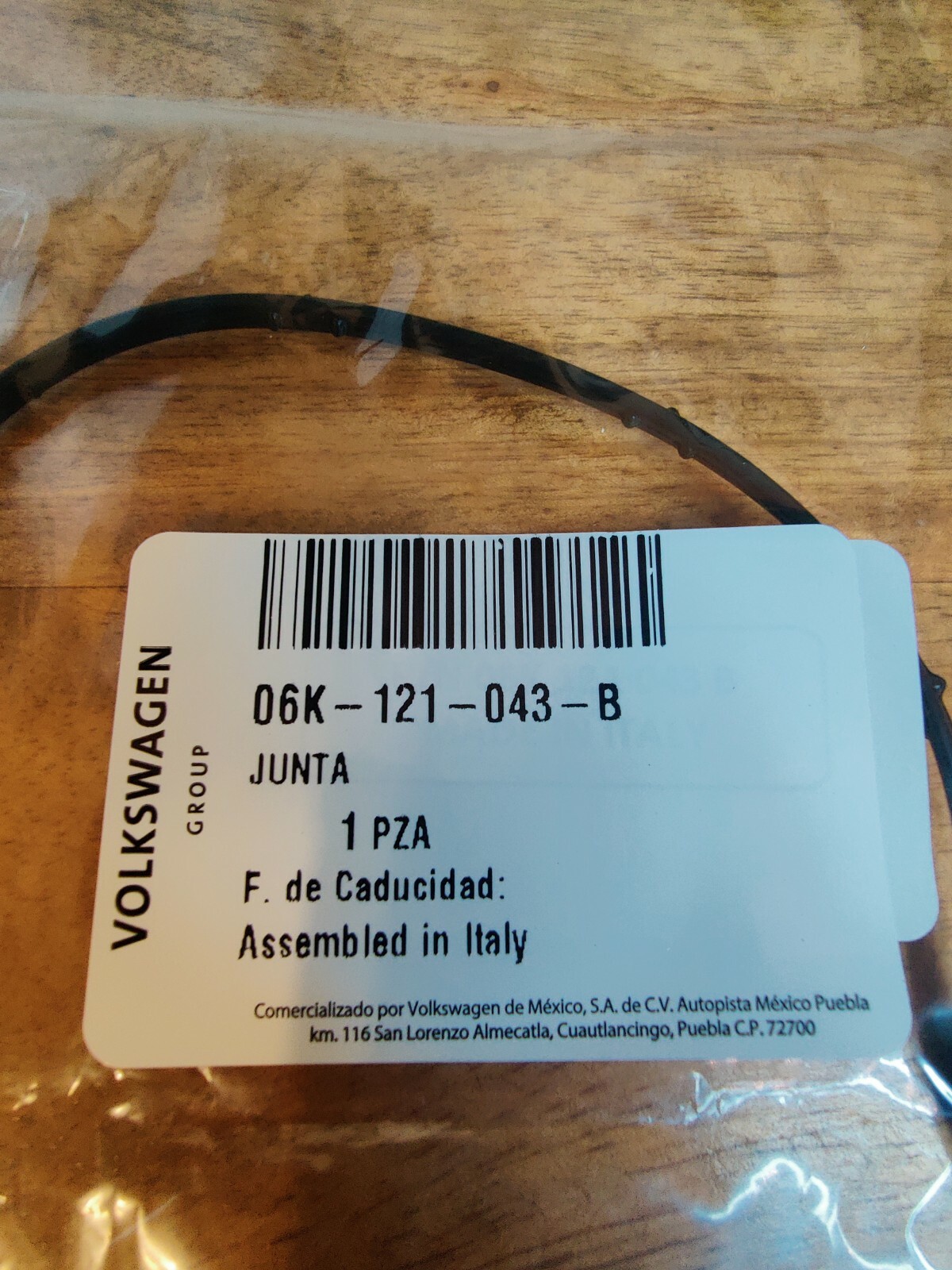 VW/Audi/Porsche 06K121043B Engine Water Pump Backing. Brand New. | eBay