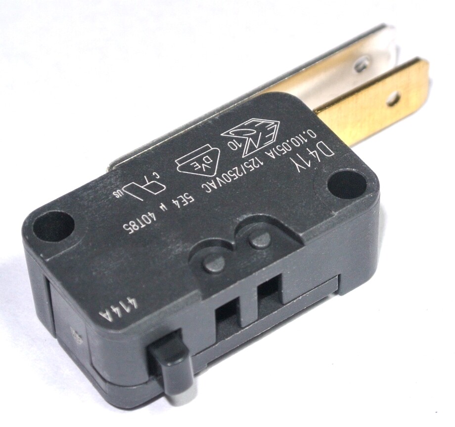 D41Y CHERRY Switch Snap Action N.O. SPST Button 0.1A 250VAC D411-Y5AA ...