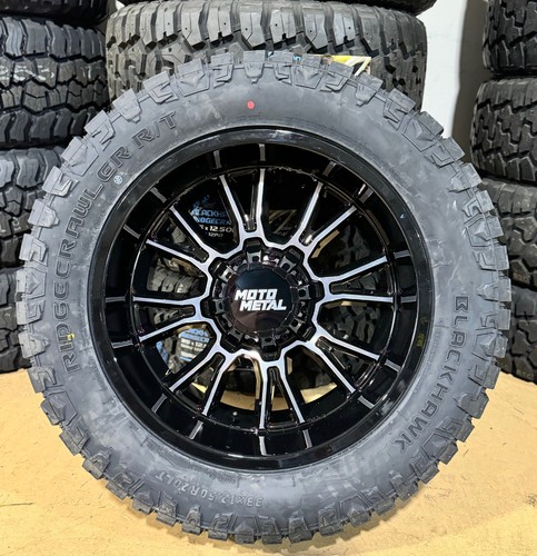 20x10 Moto Metal MO810 Legacy Wheels 33" AT RT Tires 6x135 Ford F150 ...