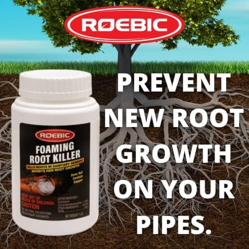 Roebic FRK-1 lb white - Foaming Root Killer, Clears Pipes and Stops New ...