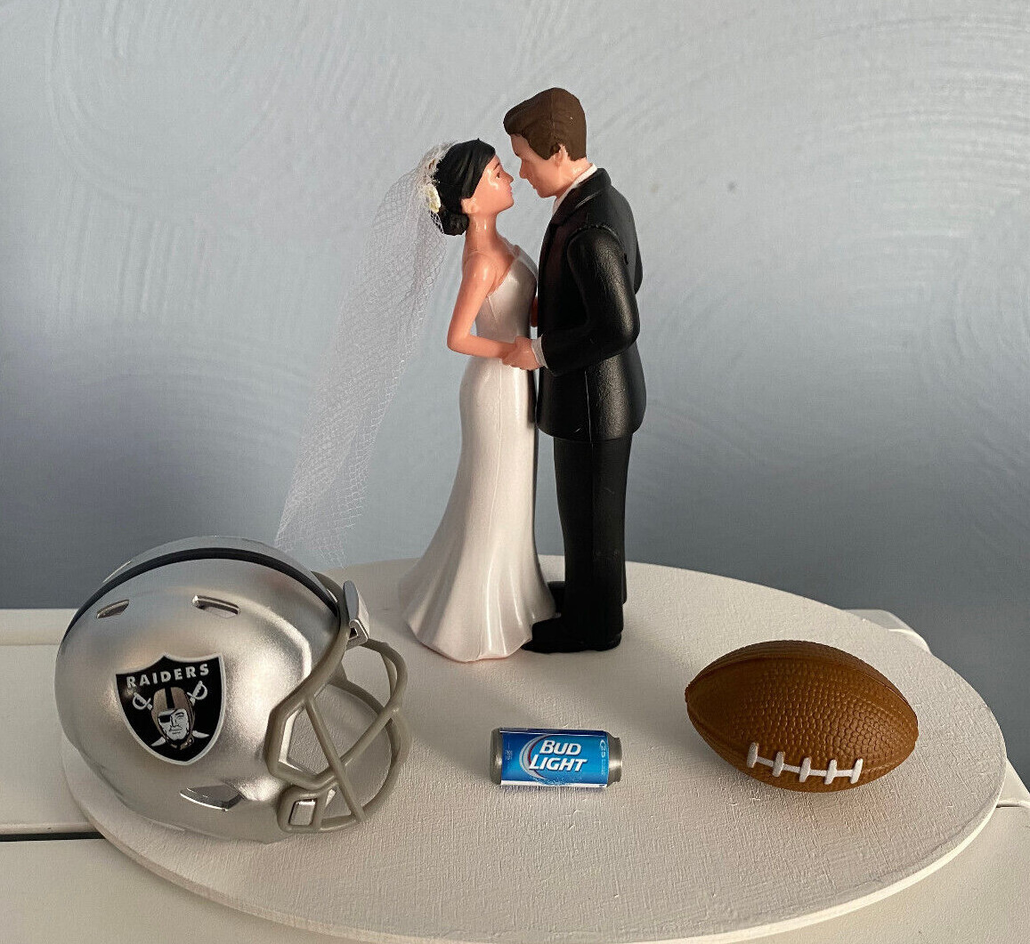 Las Vegas Raiders Wedding Cake Topper Bridal Funny Football team ...