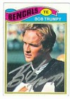 Bob Trumpy autographed football card (Cincinnati Bengals) 1977 Topps ...