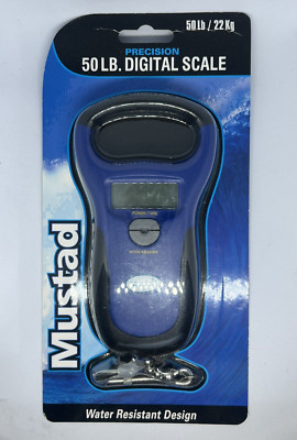 1 Mustad Precision 50 lb. Digital Scale. Water Resistant Design | eBay