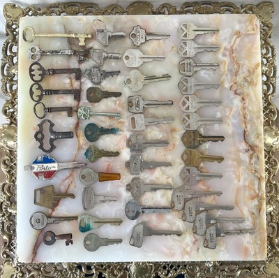 Vintage & Antique Key Lot – Skeleton Keys, House Keys, Auto & Misc ...