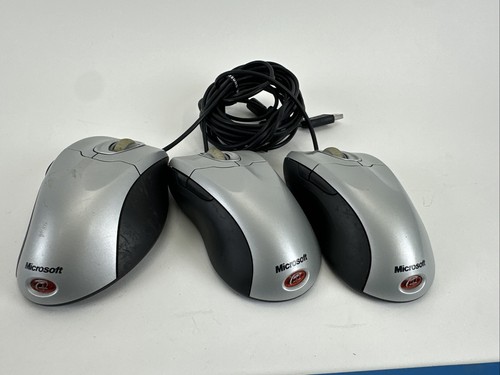 Lot of 4 Microsoft IntelliMouse Explorer 4.0 Mouse Vintage for parts ...