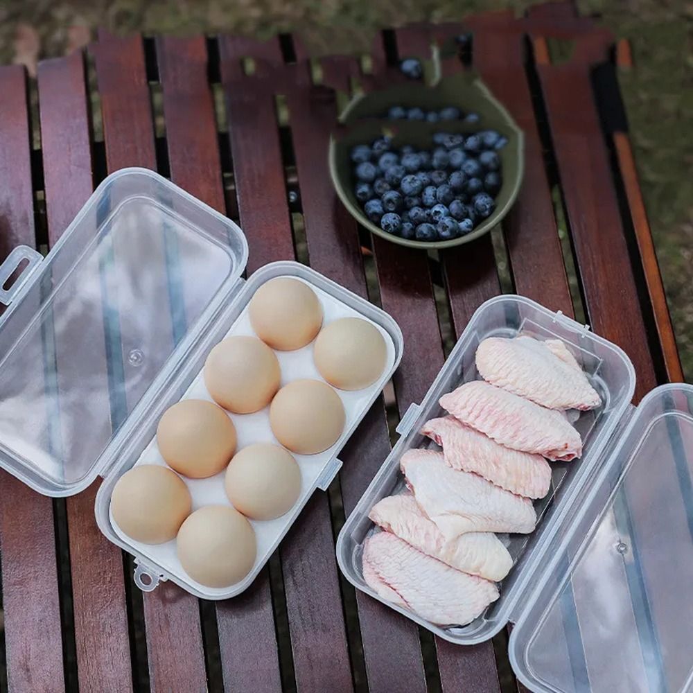 Anti-fall Egg Box Container Eggs Case Egg Holder For Outdoor Camping | eBay