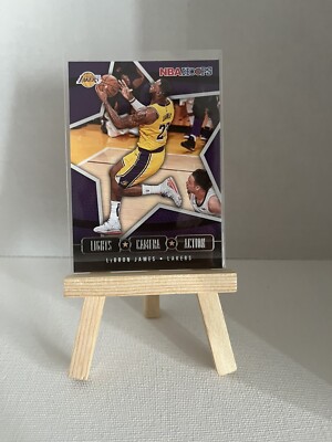 NBA Hoops 2020-21 Lights Camera Action Lebron James Los Angeles Lakers ...