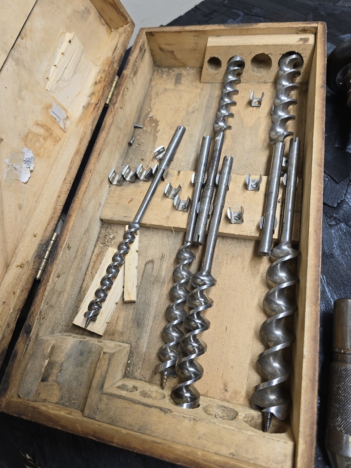 Very Rare Russell Jennings No. 50 Auger Bit Brace Set | eBay