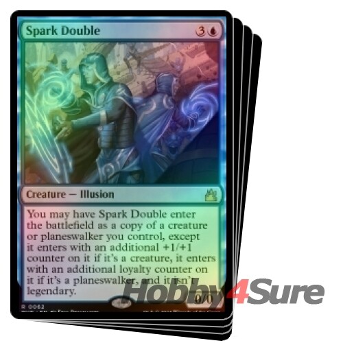 Foil Spark Double X4 M/NM Magic: The Gathering MTG Ravnica Remastered ...