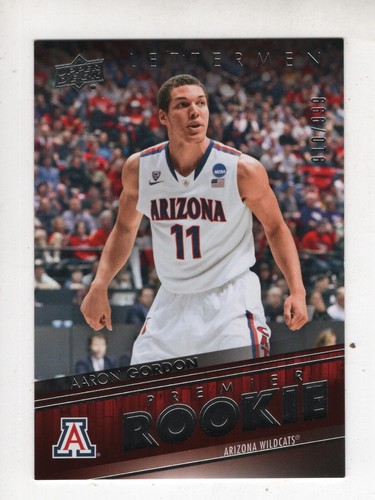 AARON GORDON 2014-15 UPPER DECK LETTERMAN RC ROOKIE 910/999 | eBay